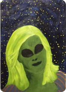 Krysthle's Visual Blog: Self-portrait exercises